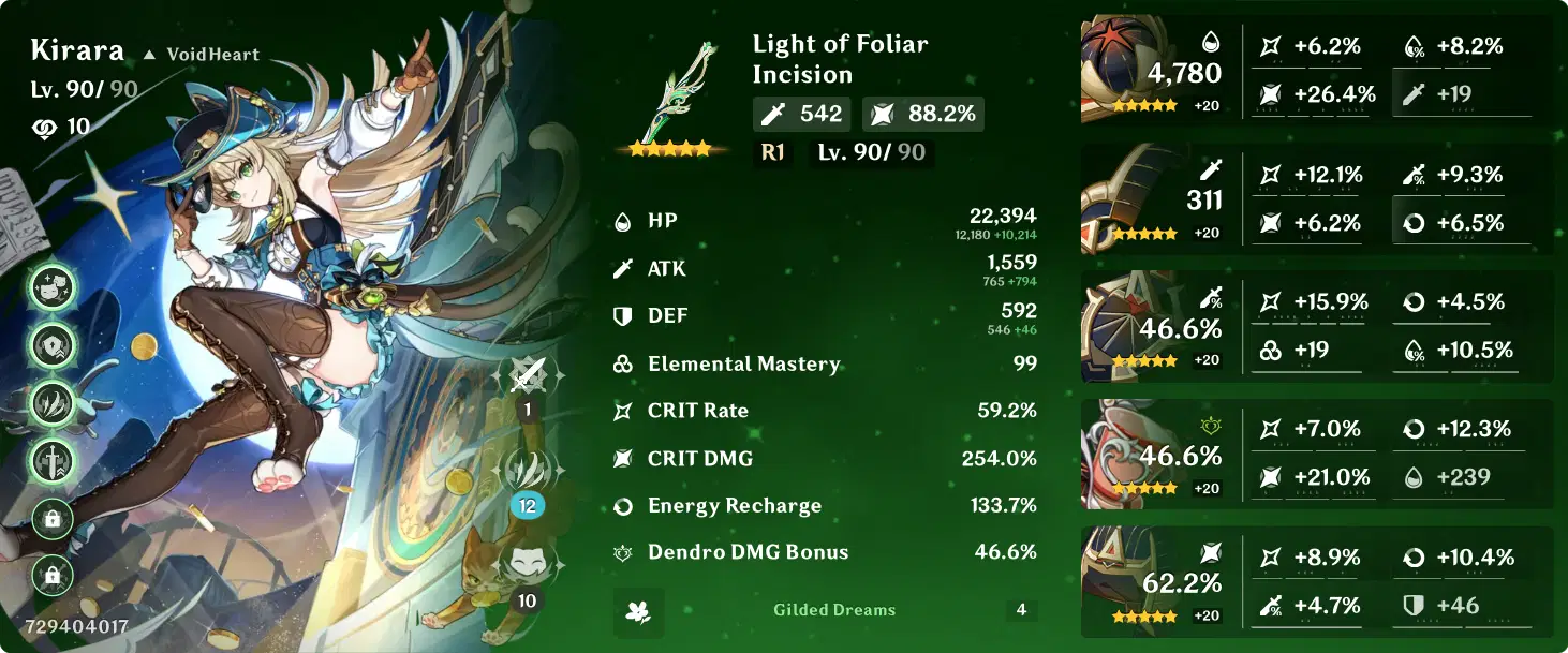 Kirara DPS Build! Genshin Impact | HoYoLAB