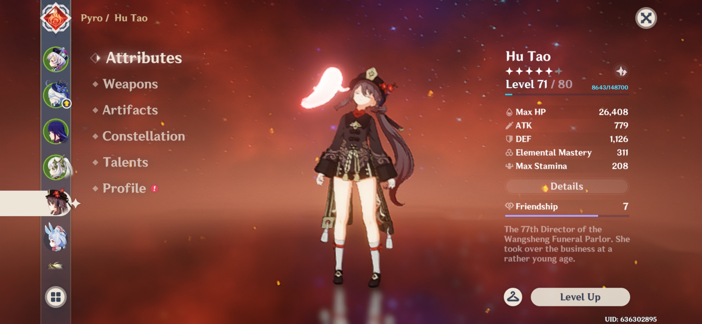 Any Tips For My Hu Tao Build? (Looking to Do Over 100k) Genshin Impact ...