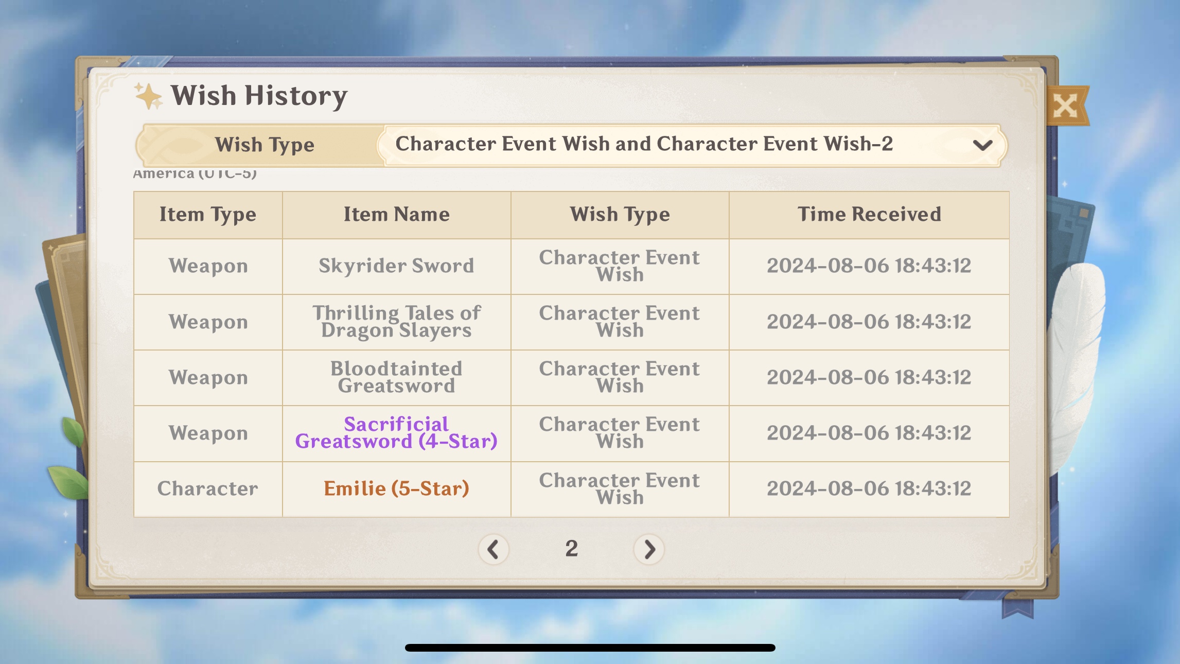 Yelan & Emilie 30 wish only. The best luck of this banner Genshin ...