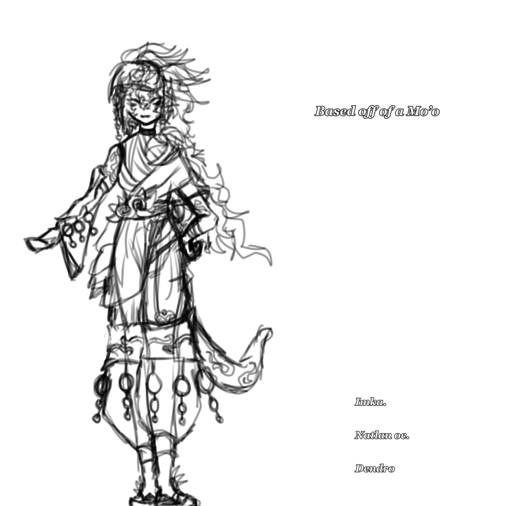 Update on my Natlan oc Wip! Genshin Impact | HoYoLAB