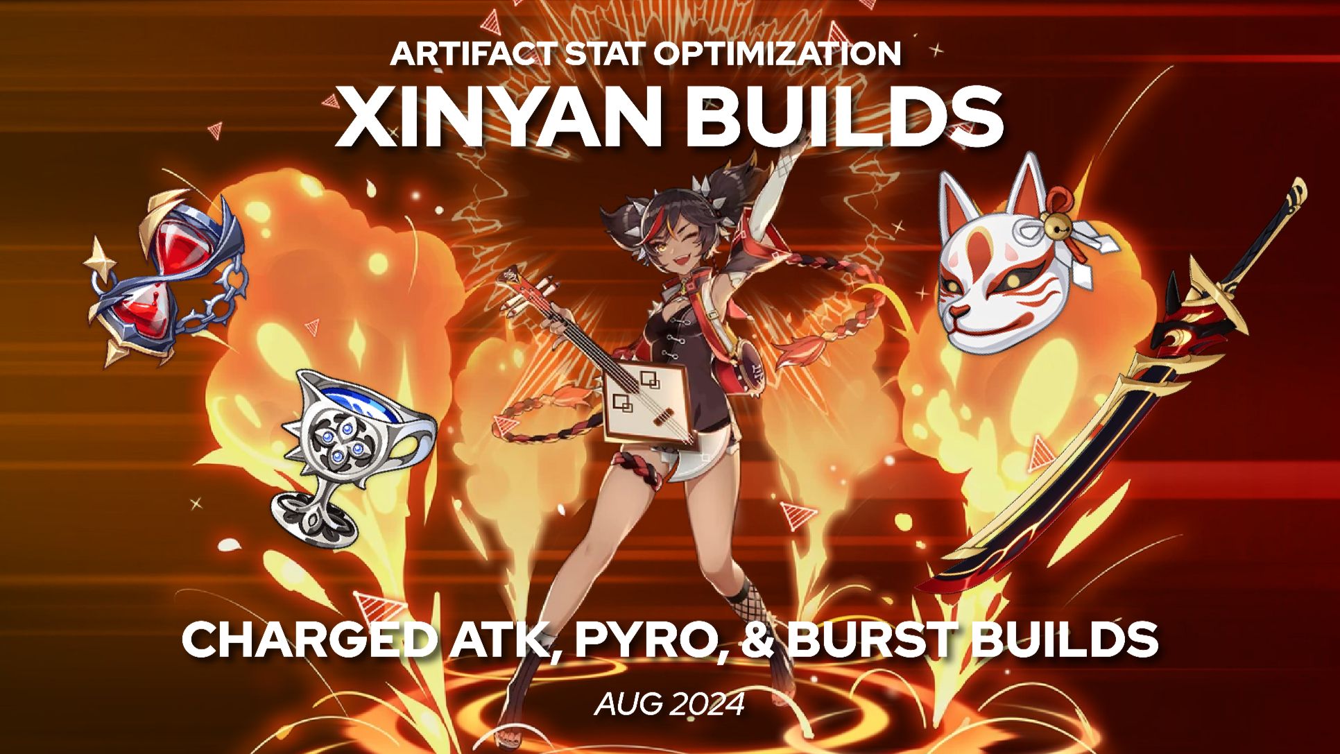 C6R5 Xinyan with Redhorn Builds and Stat Optimization Ideals Genshin ...