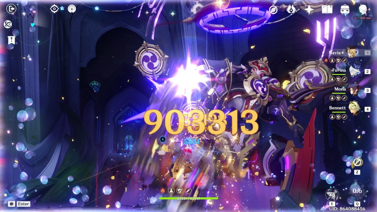 900k Navia damage (team) Genshin Impact | HoYoLAB