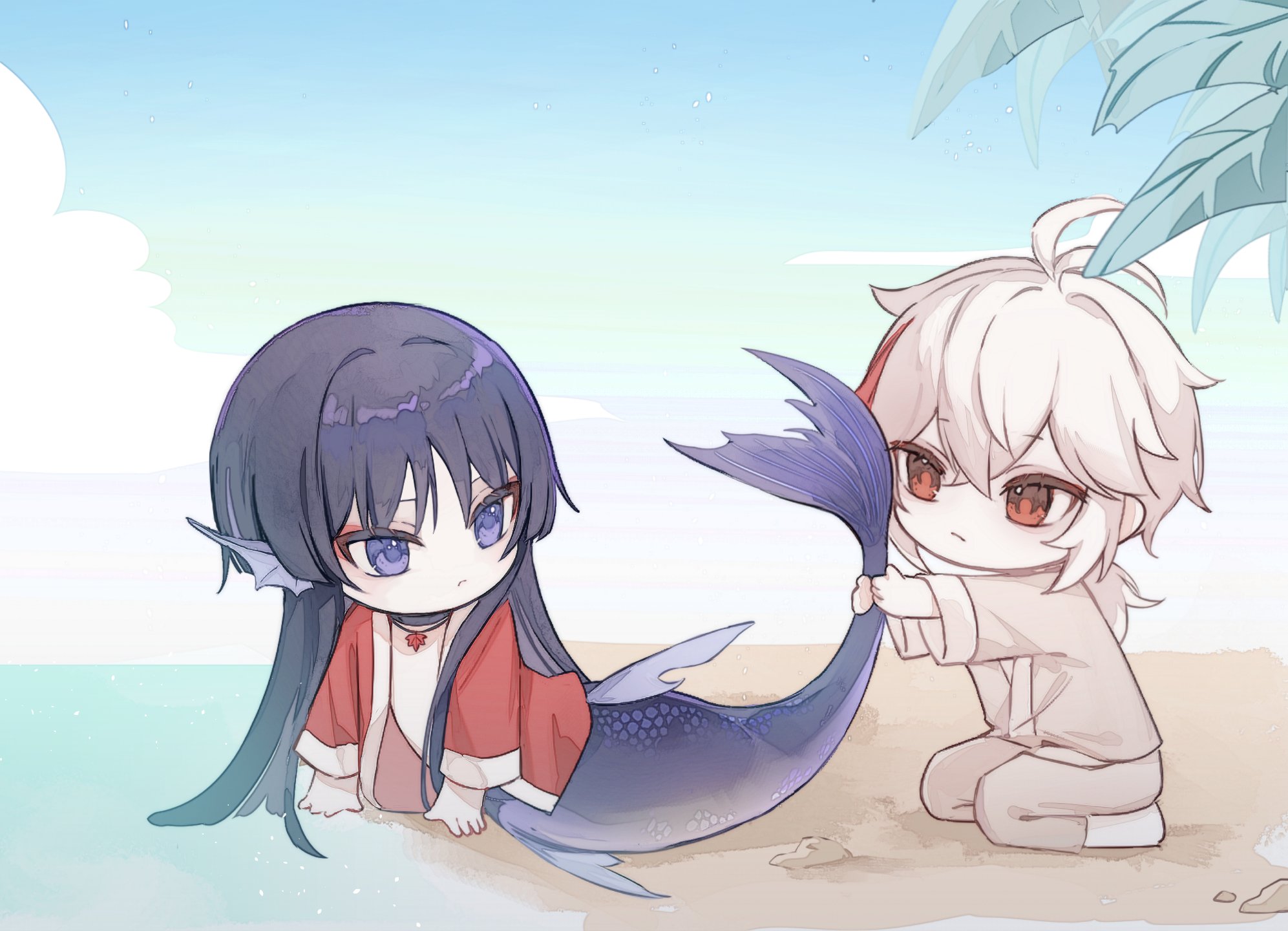 This might be one of the cutest fanart of kazuscara~ 🥺🎀 Genshin Impact ...