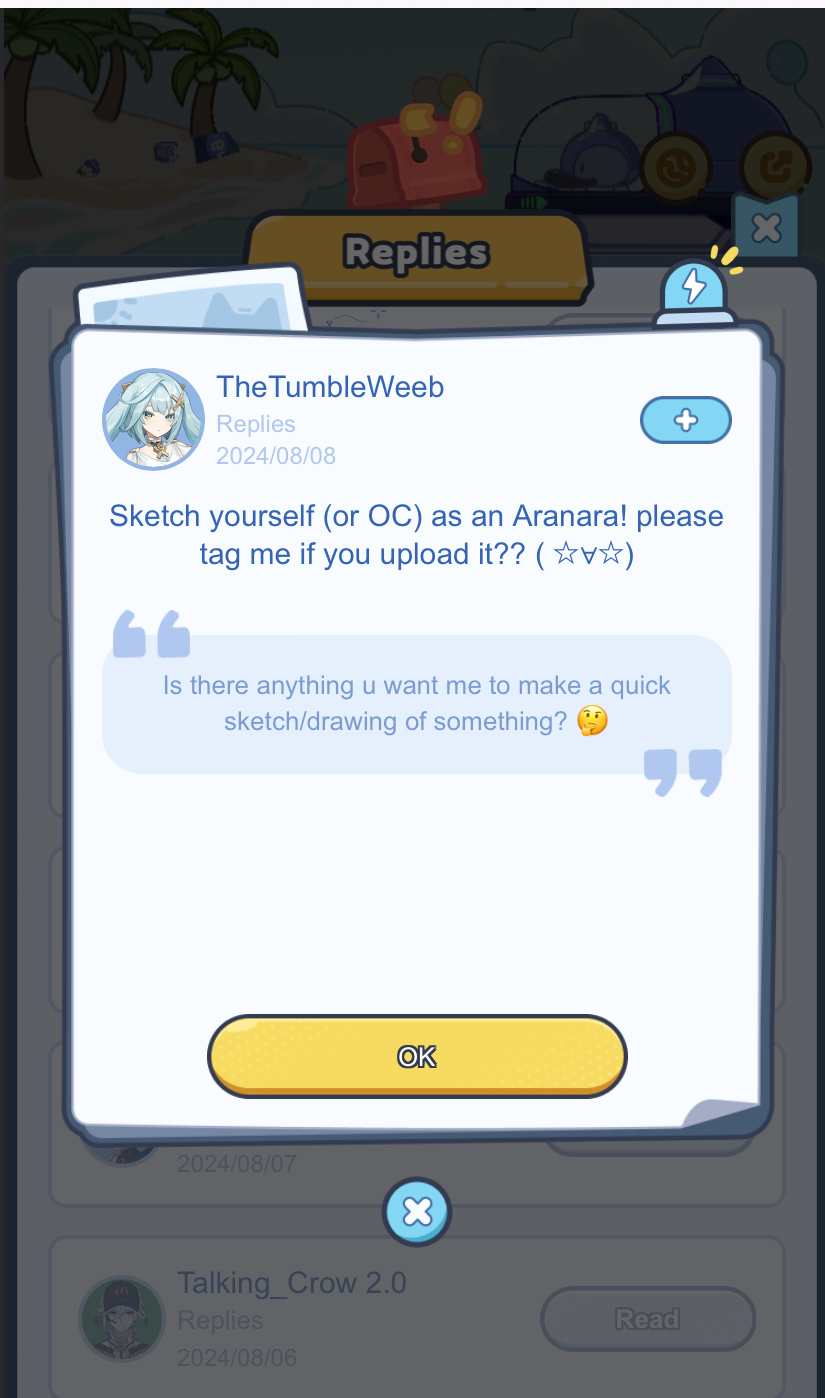 I drew my oc as aranara for a bottlemi request Genshin Impact | HoYoLAB