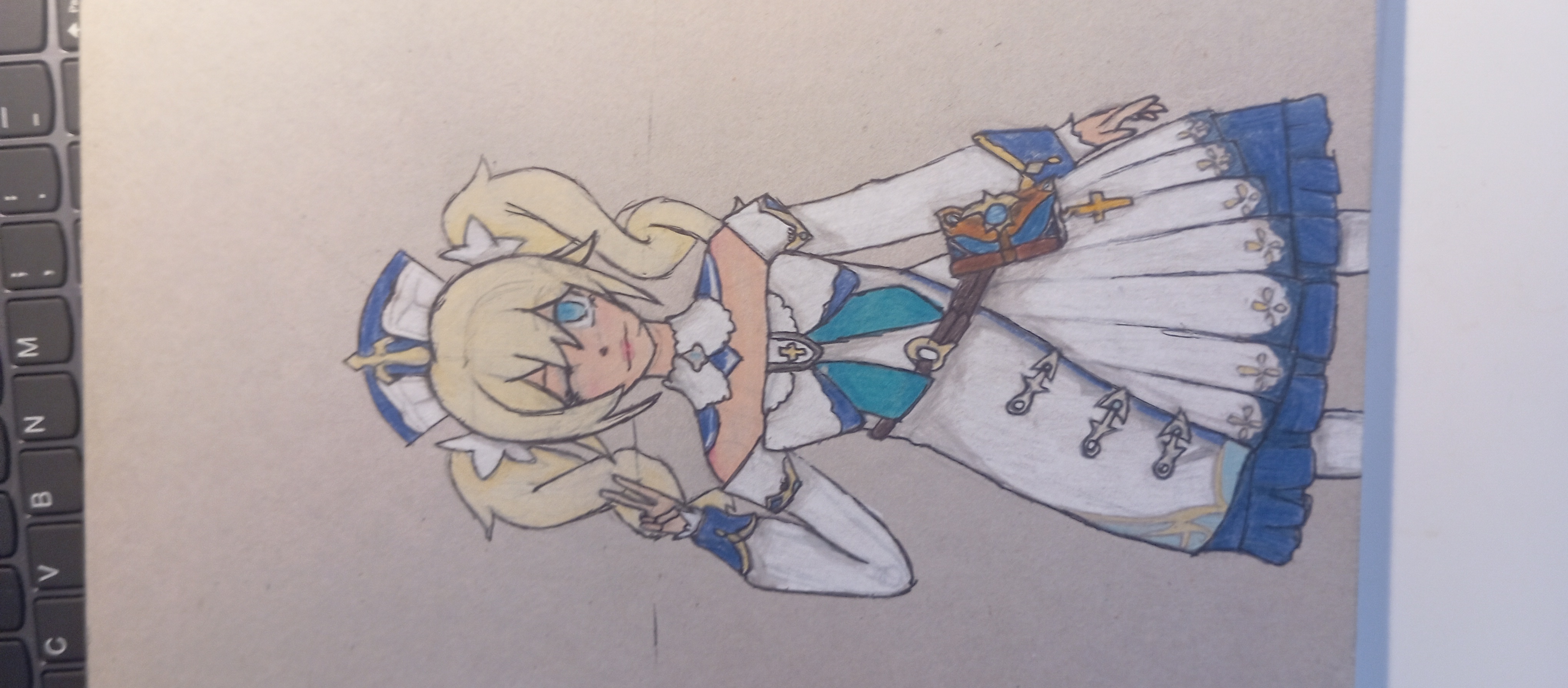 First time tryingto draw barbara Genshin Impact | HoYoLAB