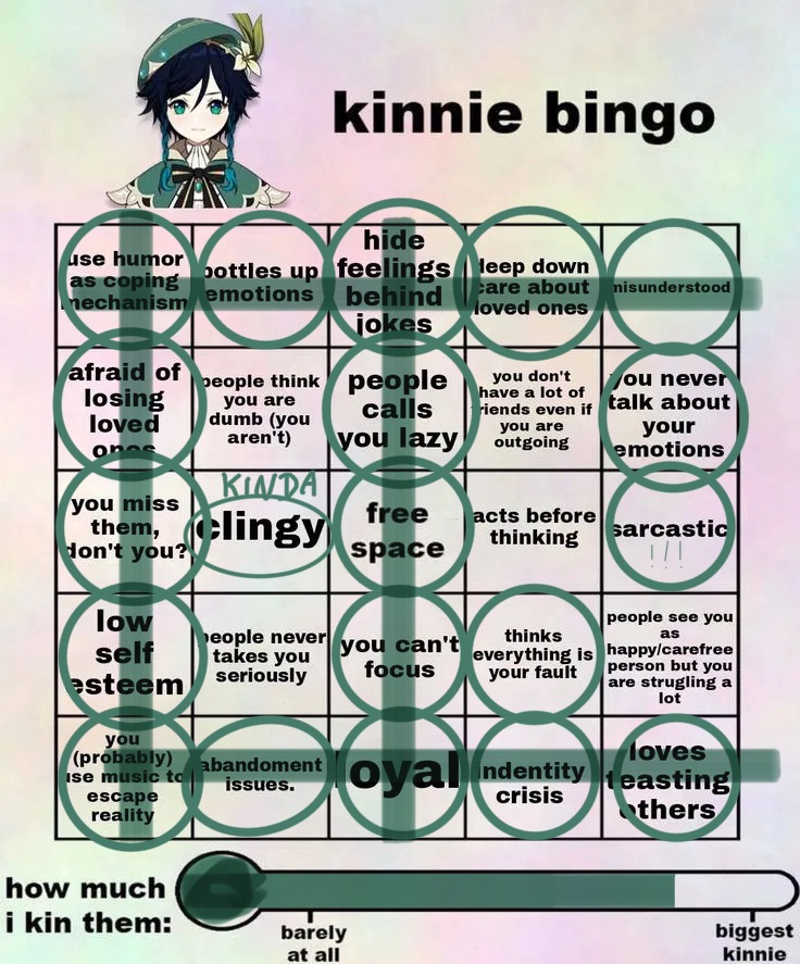Kinnie Bingo (Venti Edition) Genshin Impact | HoYoLAB
