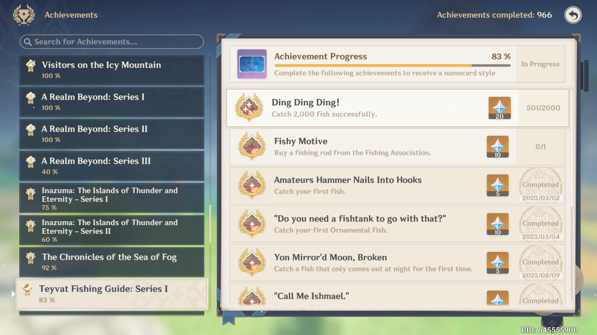 only 1499 to go... Genshin Impact | HoYoLAB