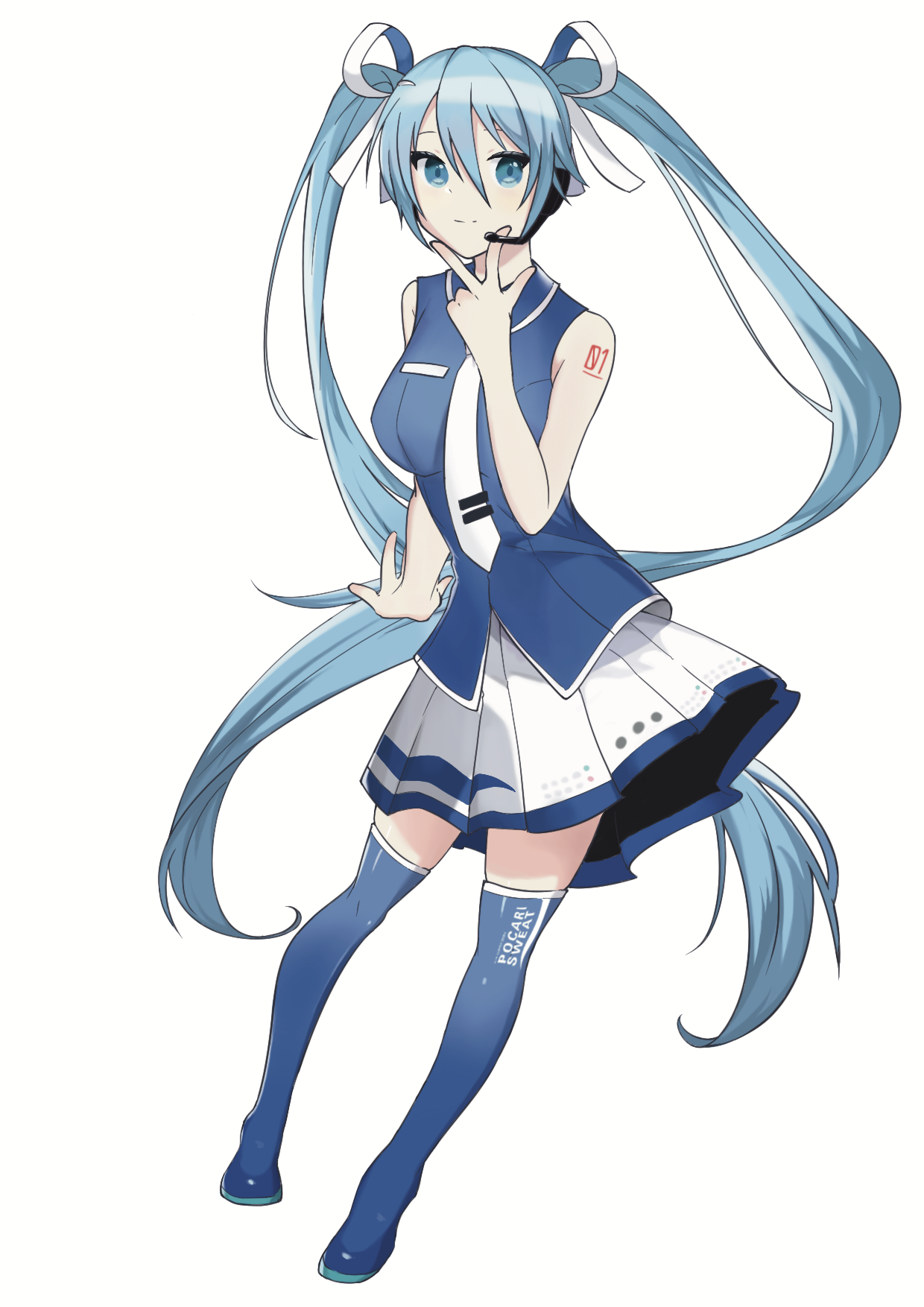 Miku x Pocari Sweat💙！ | HoYoLAB