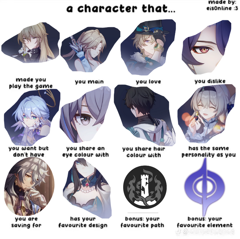 HSR template :)) Honkai: Star Rail | HoYoLAB