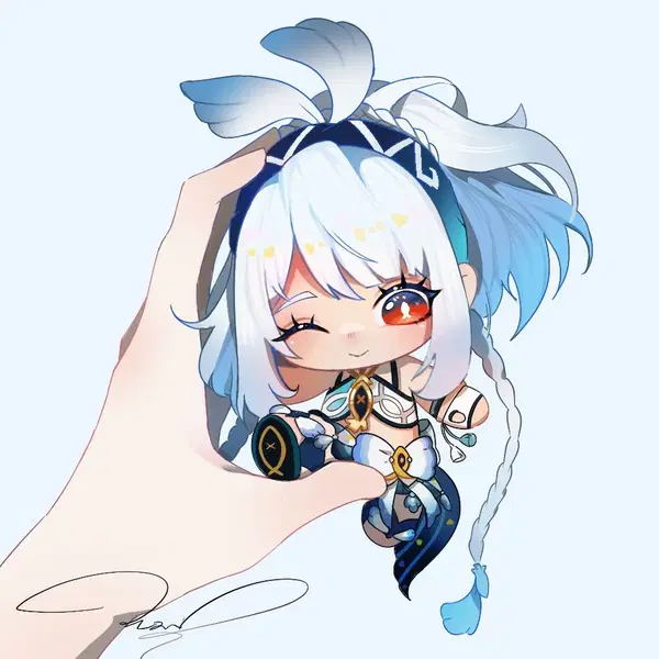 Can someone pleaseee make a Mualani and Scara wallpaper Genshin Impact ...