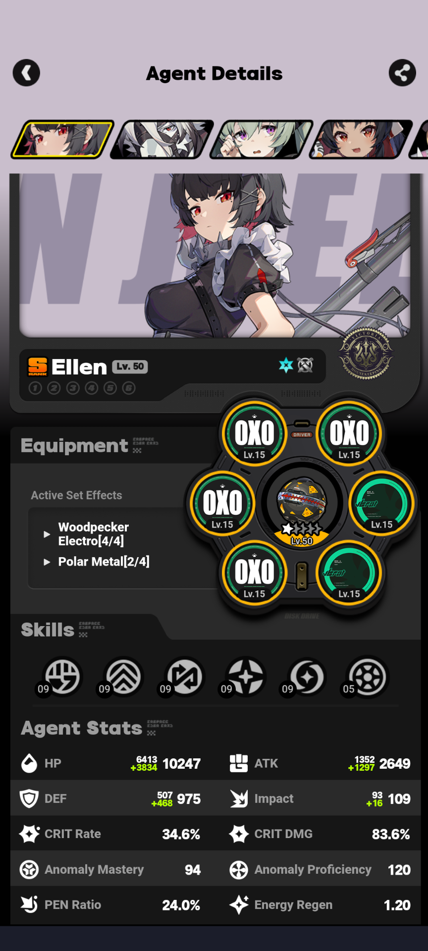 My Ellen Build Zenless Zone Zero | HoYoLAB