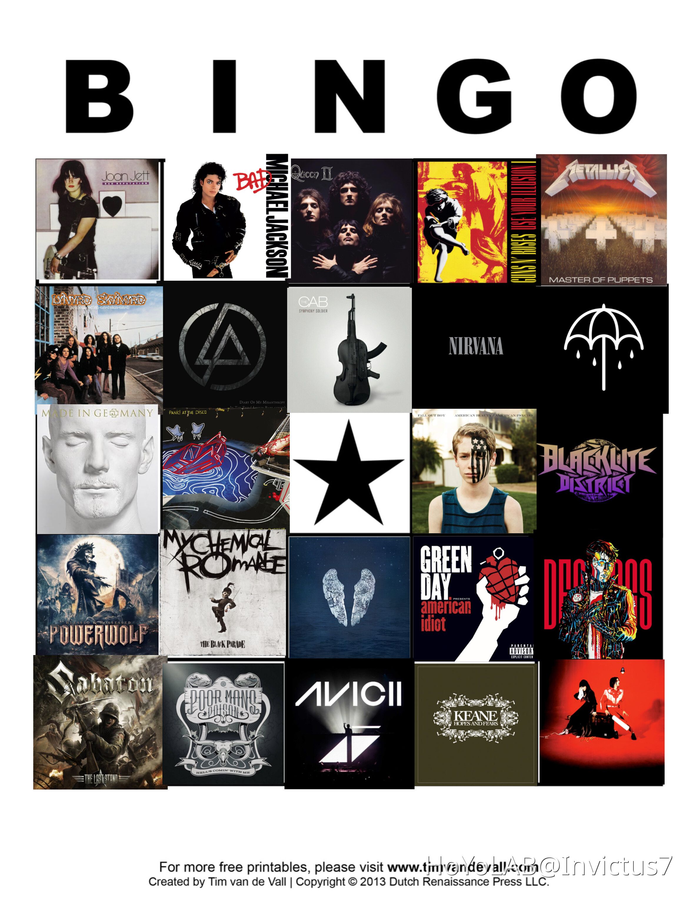 my music bingo | HoYoLAB