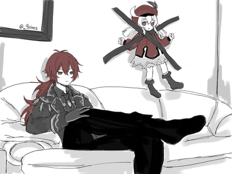 diluc memes because HIS VERDICT IS GUILTY FOR BEING THE BEST Genshin ...