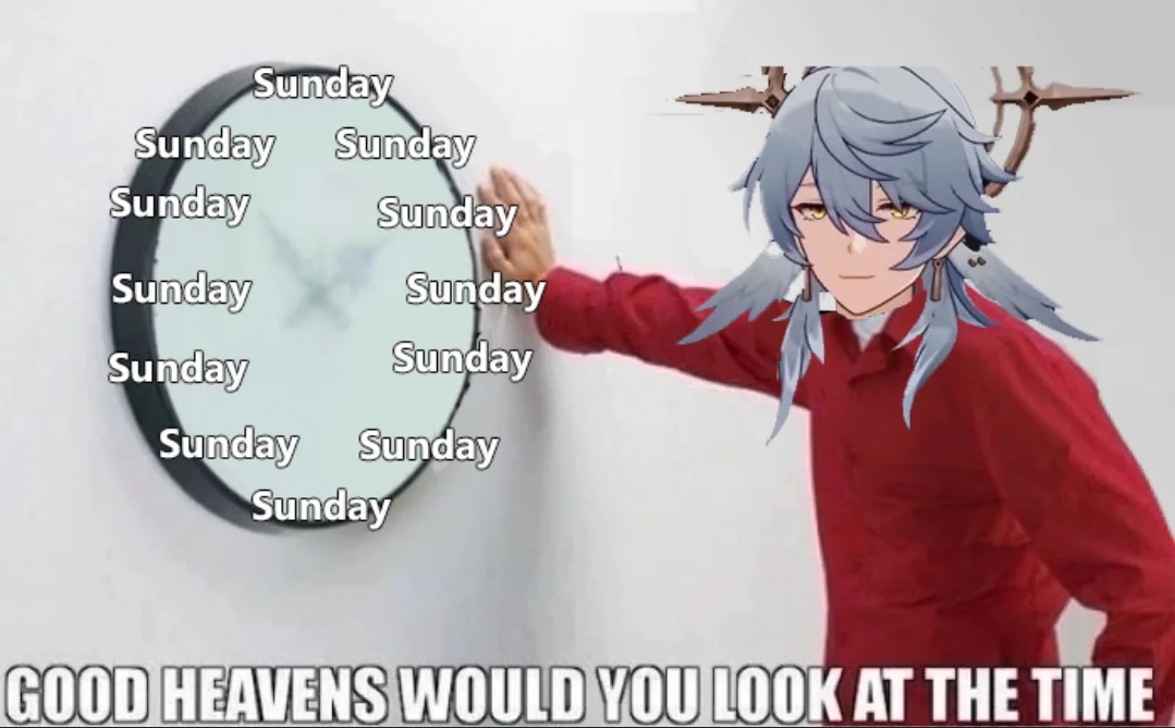 (I was thinking) Let's do a Sunday every Sunday!!! Honkai: Star Rail ...