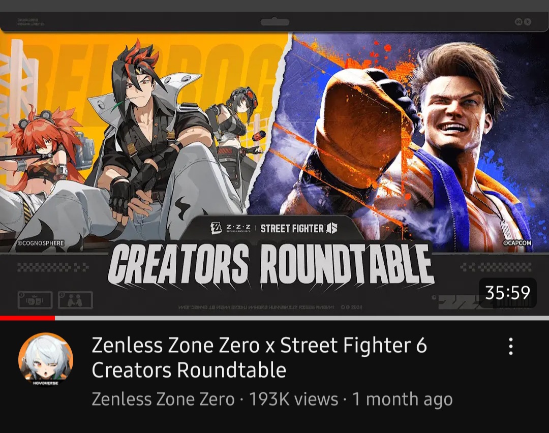 ZZZ x Street Fighter Zenless Zone Zero | HoYoLAB