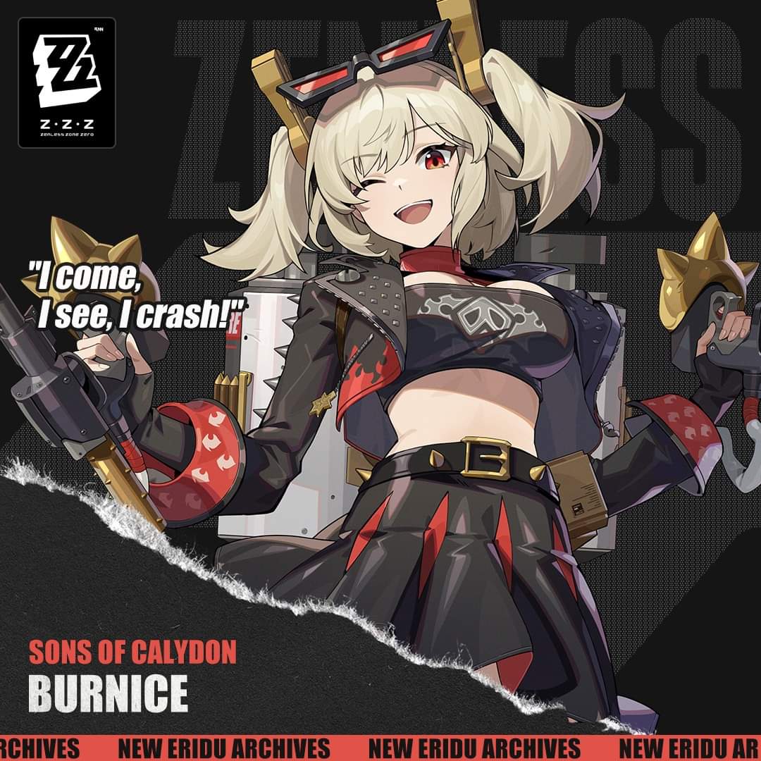 1.2 BURNICE DRIP MARKETING ZZZ Zenless Zone Zero | HoYoLAB