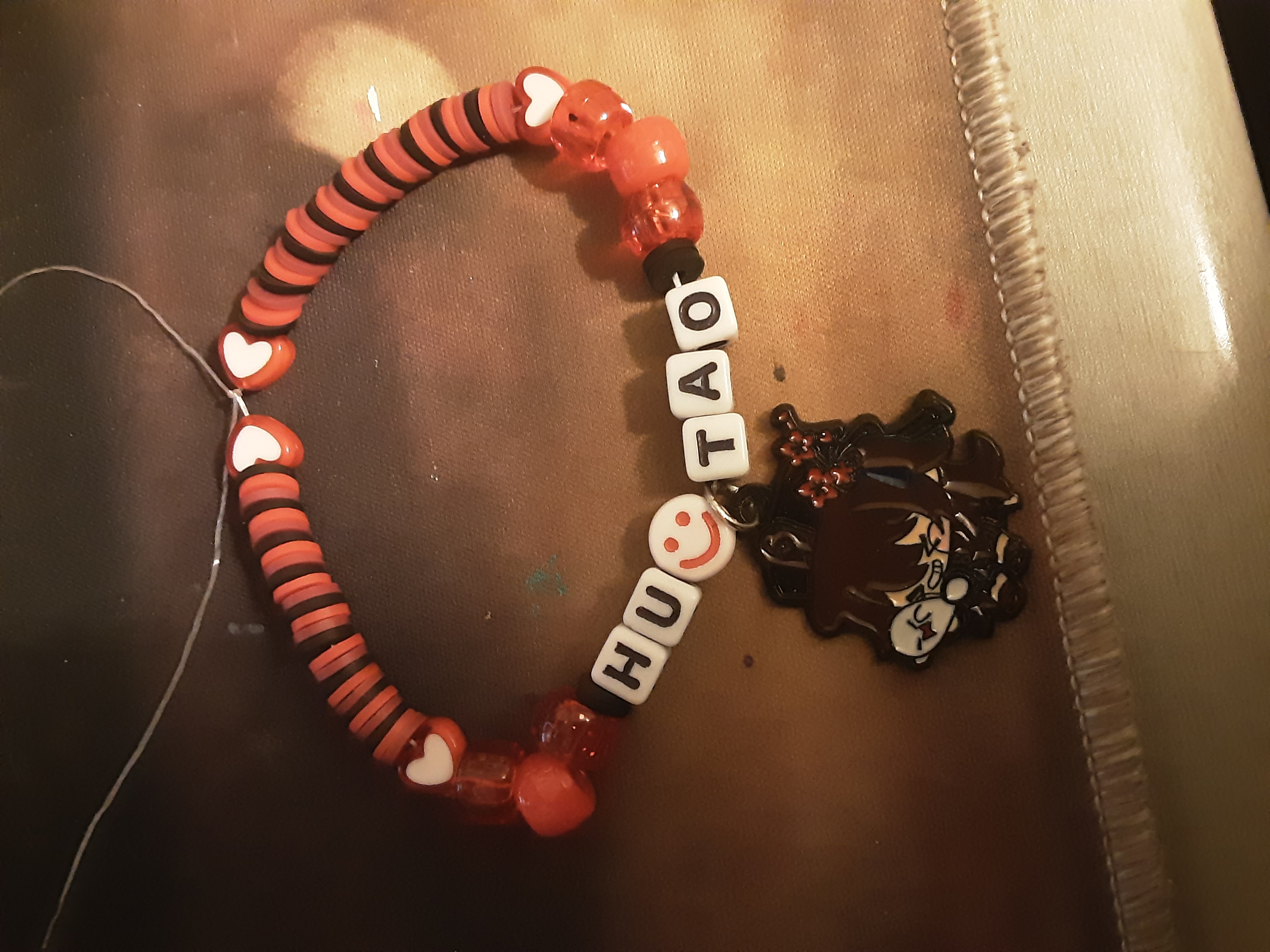 I made a Hu Tao bracelet!! 👻🔥 ️ Genshin Impact | HoYoLAB