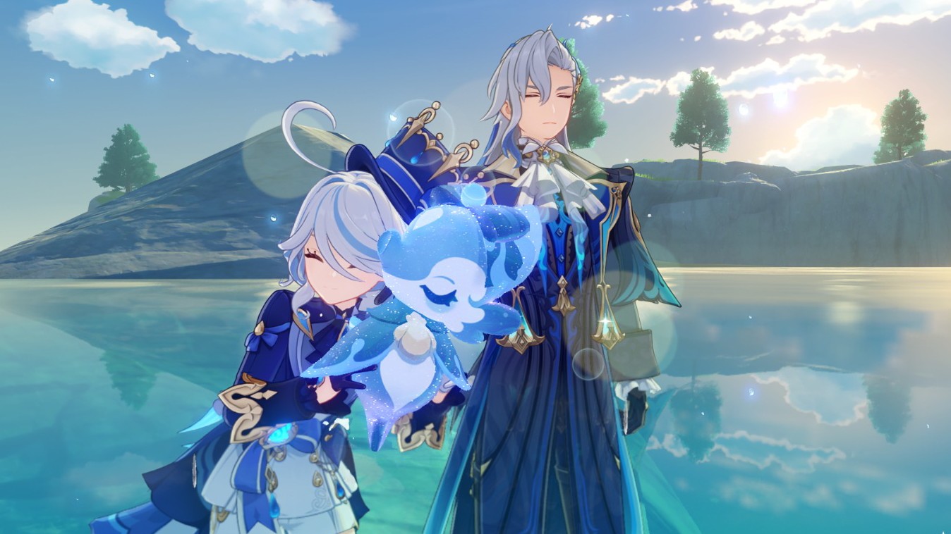 ¿Cómo llegamos aquí? Y con NeuviFuri 🐲💙🩵👑⚜️🎭 Genshin Impact | HoYoLAB