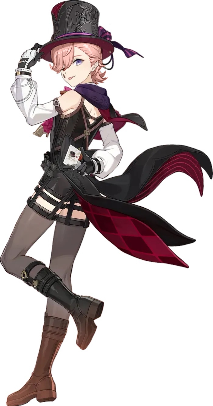 Lyney and Lynette but if they had fully dyed hair 👀 Genshin Impact ...