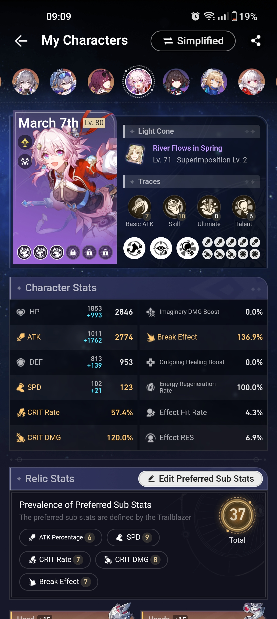 Hybrid March 7th build Honkai: Star Rail | HoYoLAB