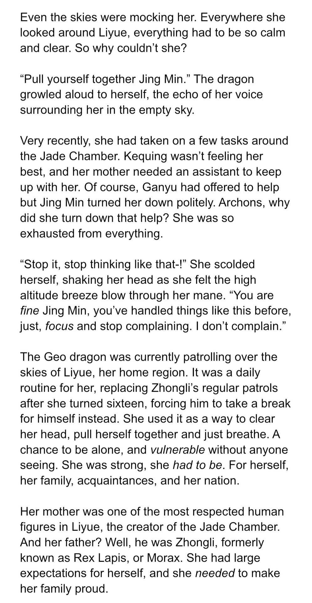 Overworked: A Jing Min and Minqiu crossover. Genshin Impact | HoYoLAB
