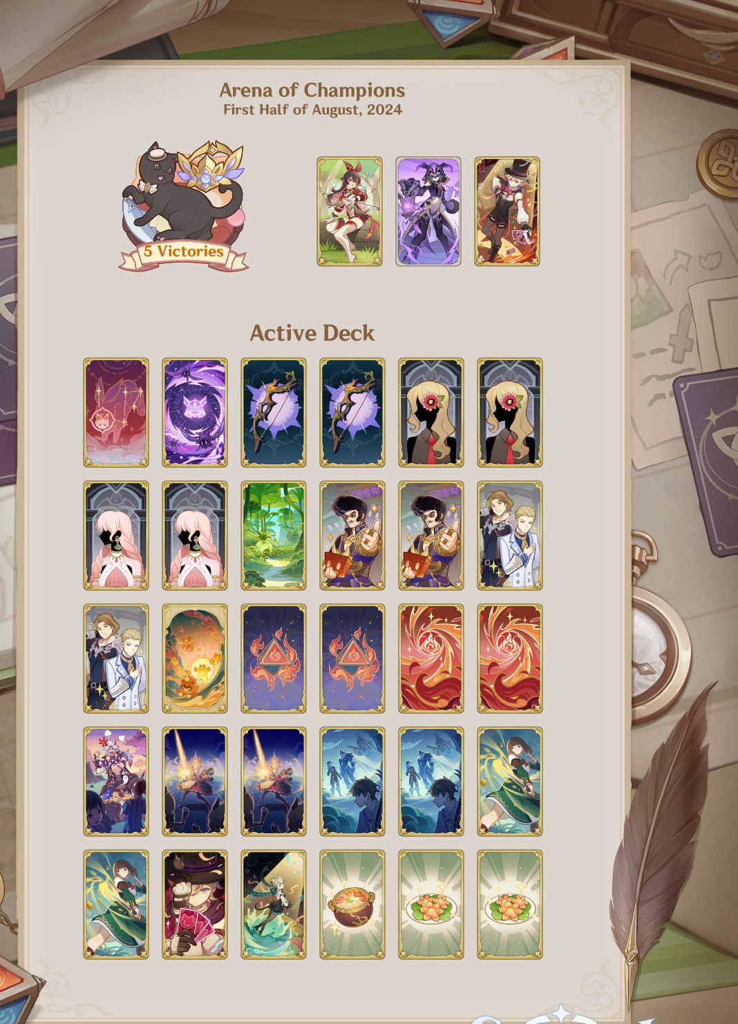 Amber Fatui Deck Genshin Impact | HoYoLAB