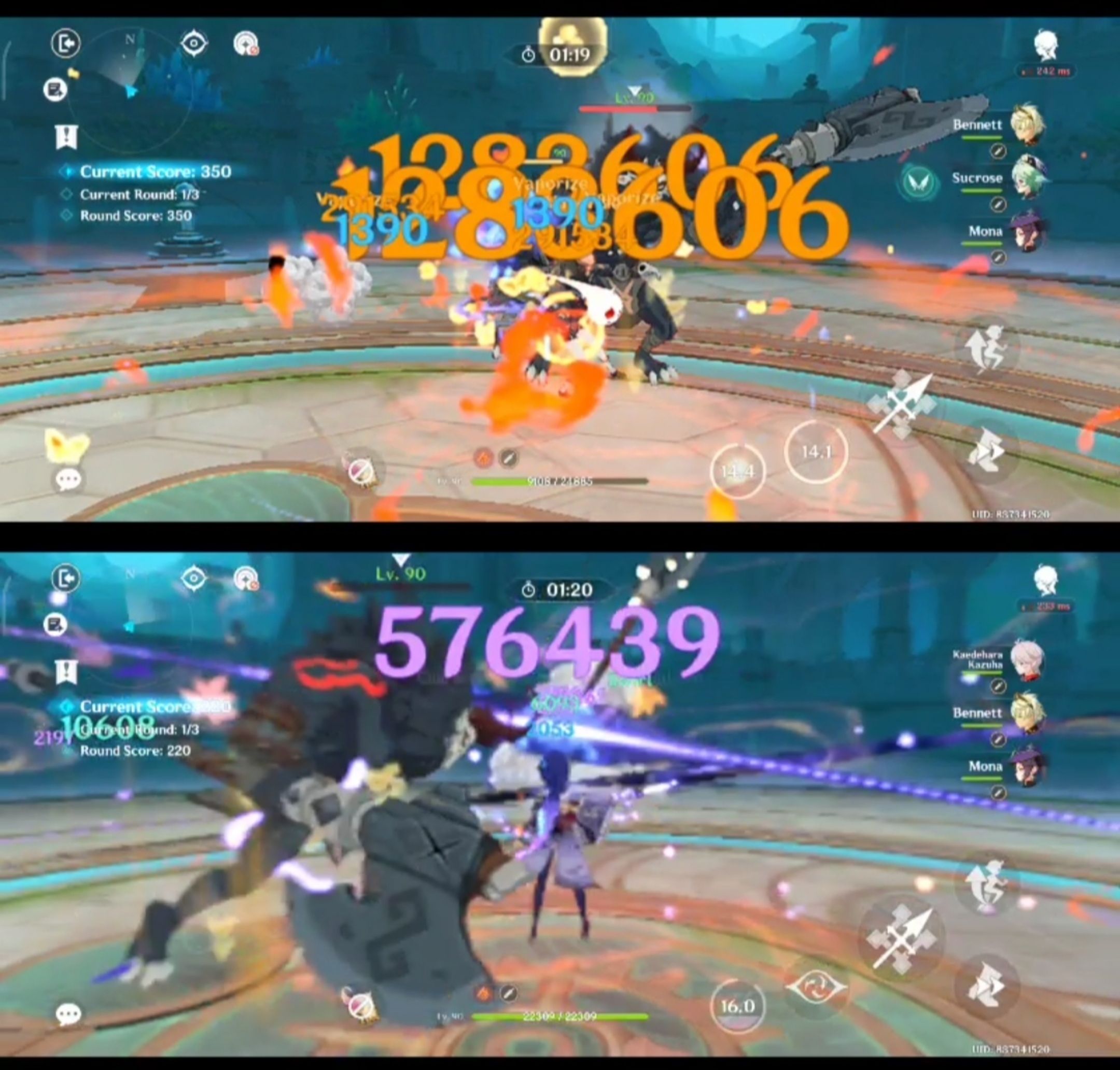 Raiden and Hu Tao nuke showcase Genshin Impact | HoYoLAB