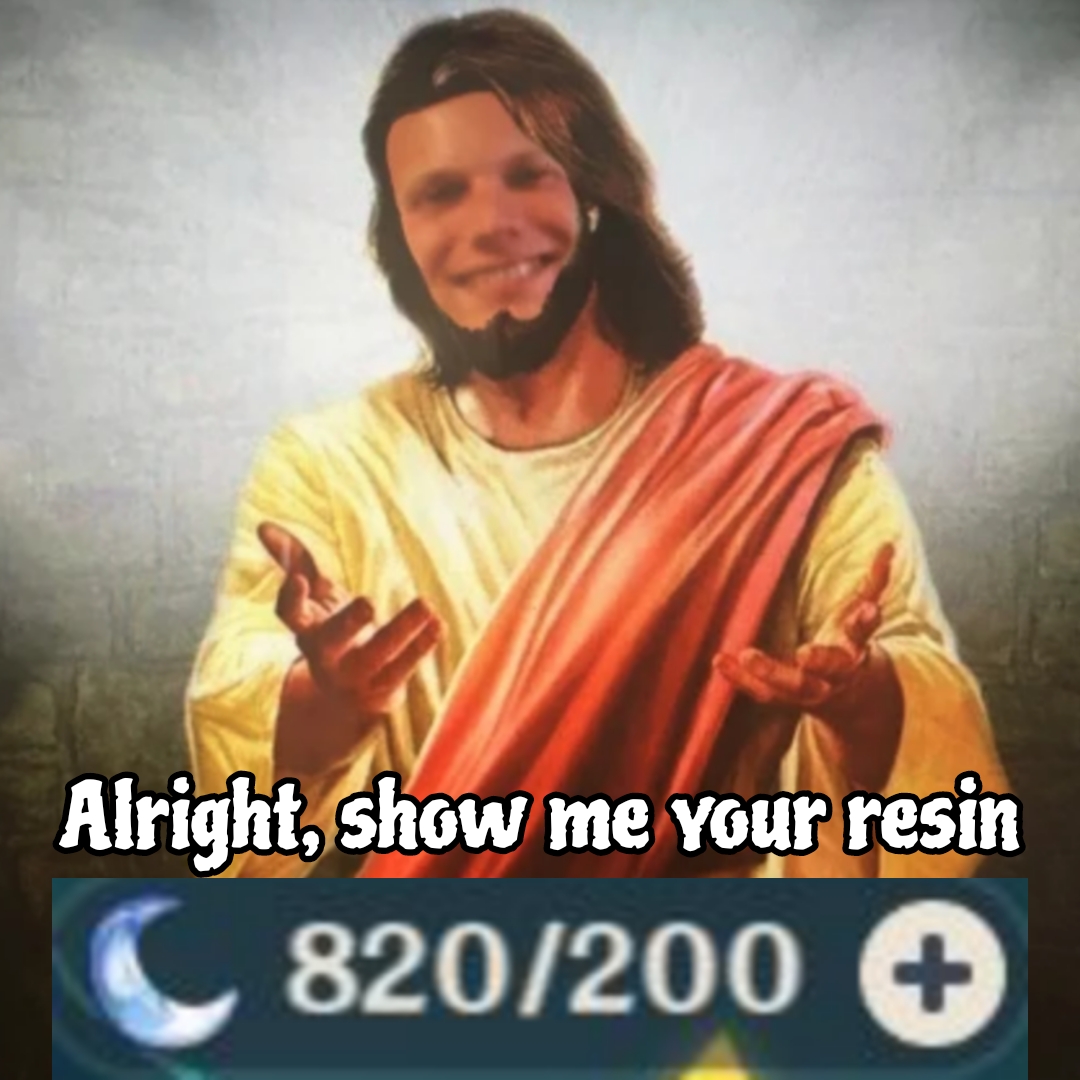 State your thoughts about this resin overload Genshin Impact | HoYoLAB