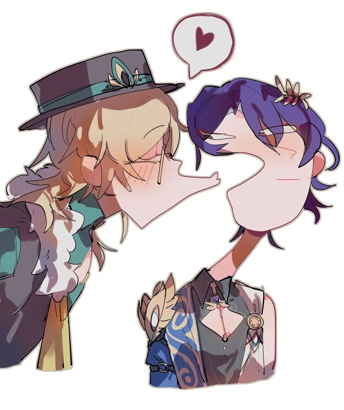 Aven with Ratiorine/Aventio hair clips Honkai: Star Rail | HoYoLAB