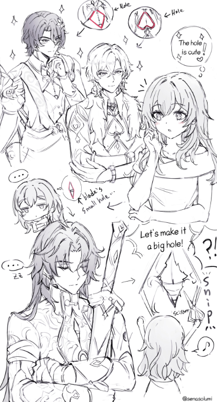 sao anh không hở ngực Blade x stelle Honkai: Star Rail | HoYoLAB