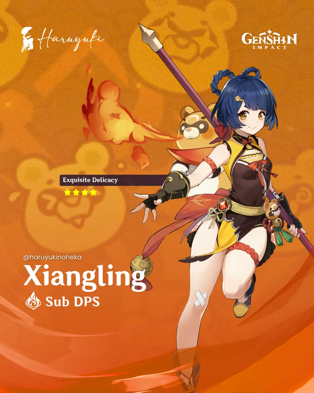 [Version 4.8] Xiangling Build Sub DPS 🔥 Genshin Impact | HoYoLAB