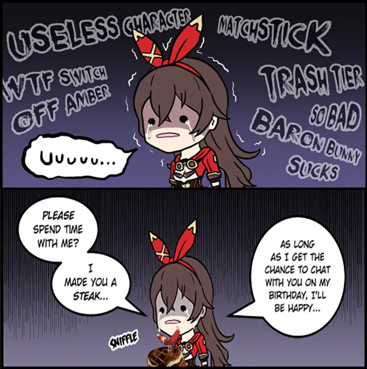 poor amber Genshin Impact | HoYoLAB