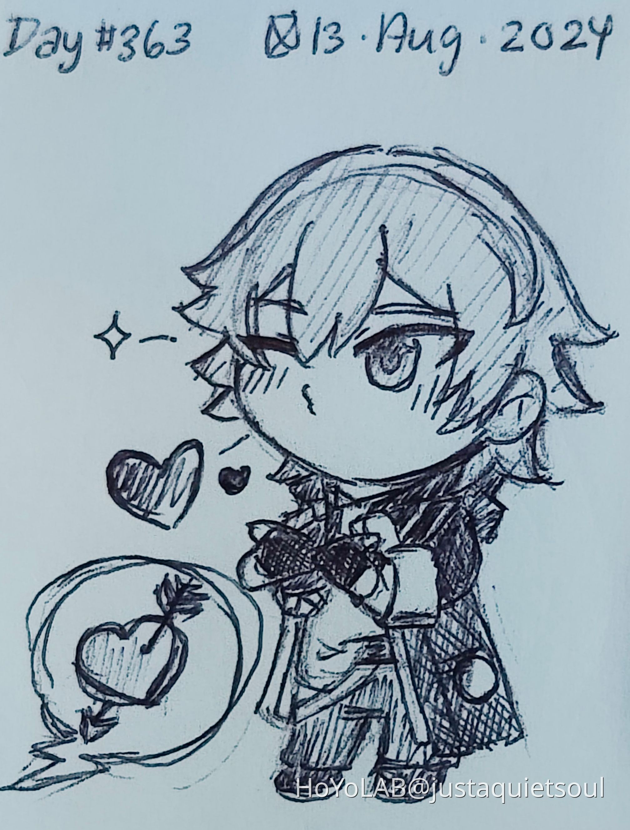 Chu~ ️ (Sketch a Day #363) Honkai: Star Rail | HoYoLAB