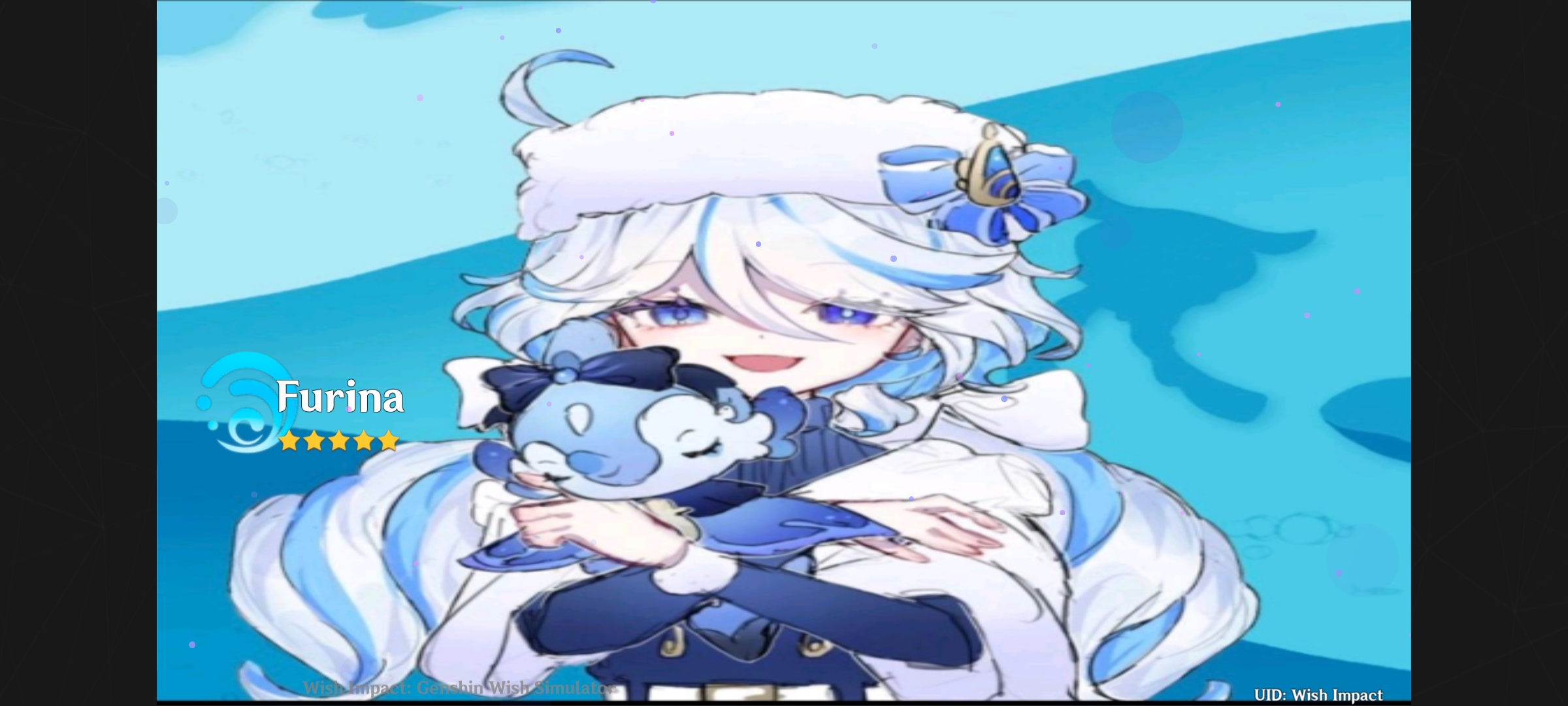 I want a furina! "we have a furina at home." The furina at home ...