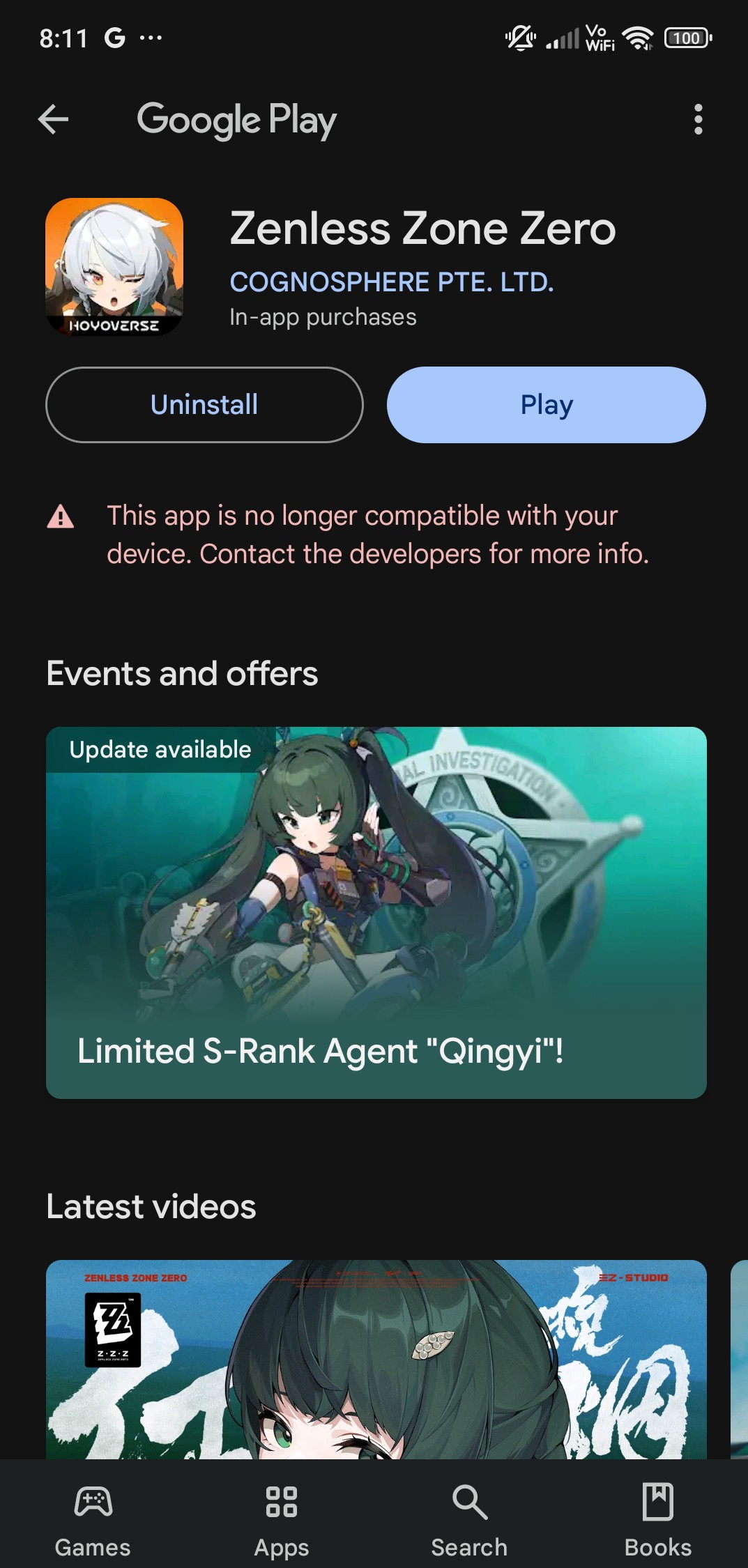 ZZZ NOT COMPATIBLE ANYMORE?!? Zenless Zone Zero | HoYoLAB