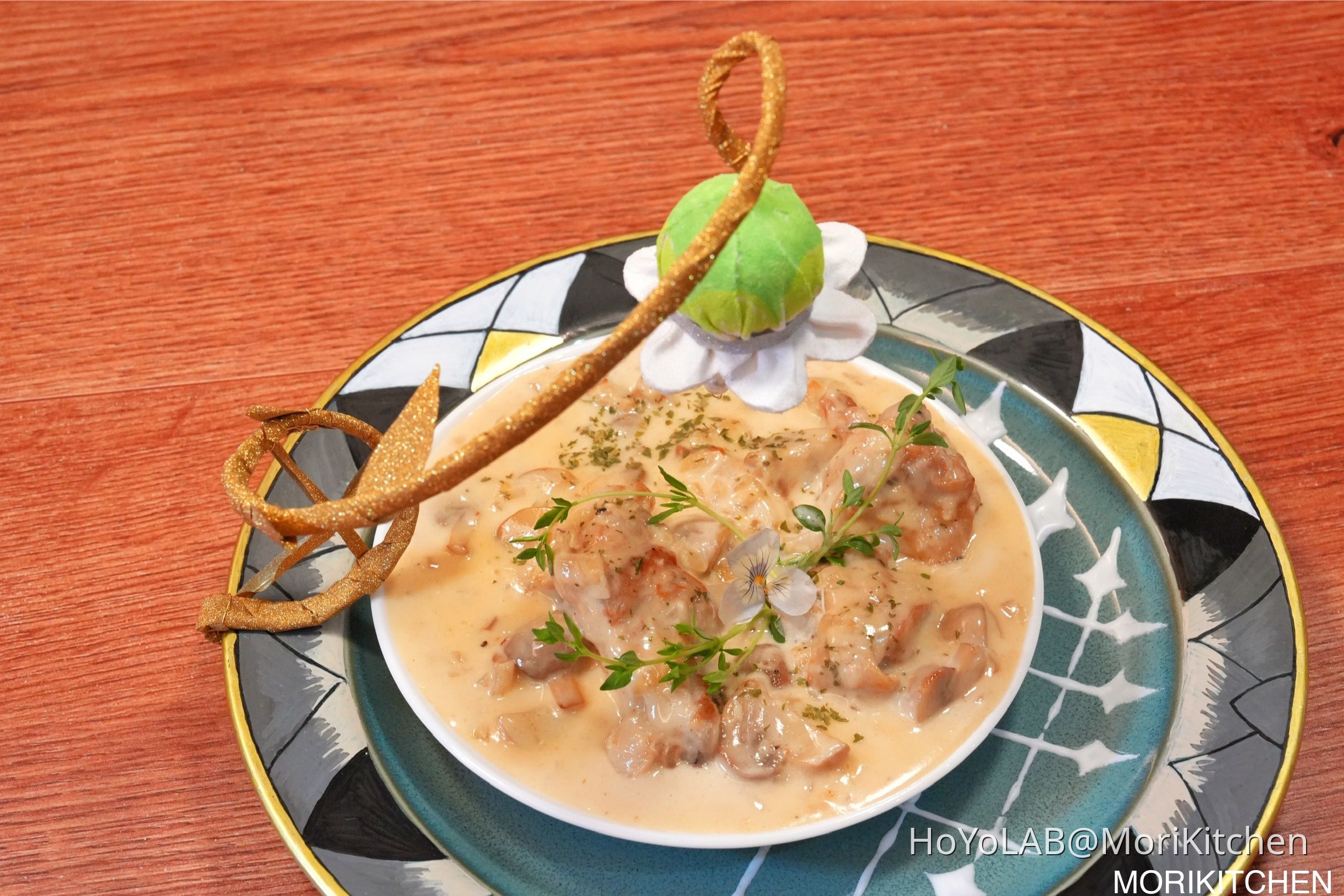 Emilie's specialty "A Fragrant Feast of Flavors" IRL. エミリエのオリジナル料理「香り ...