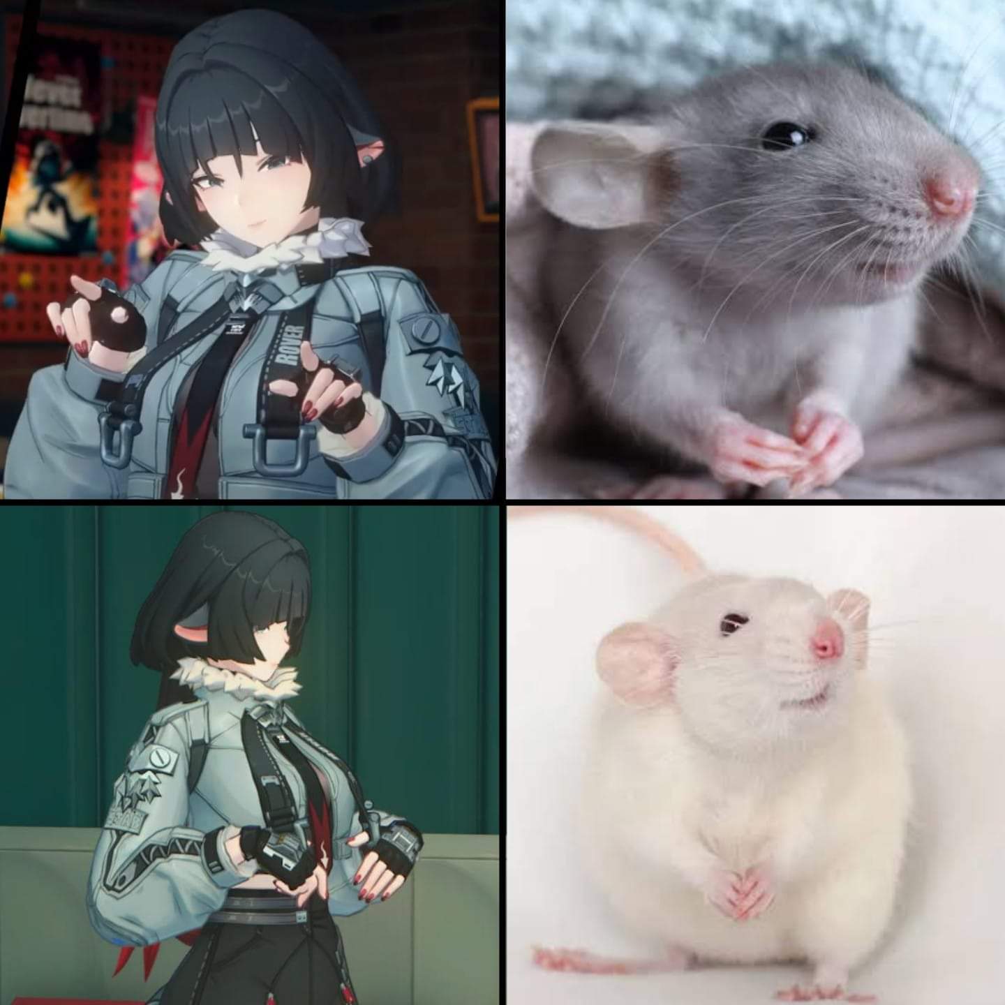 In case you were wondering, Jane does her hands like rats by her ...