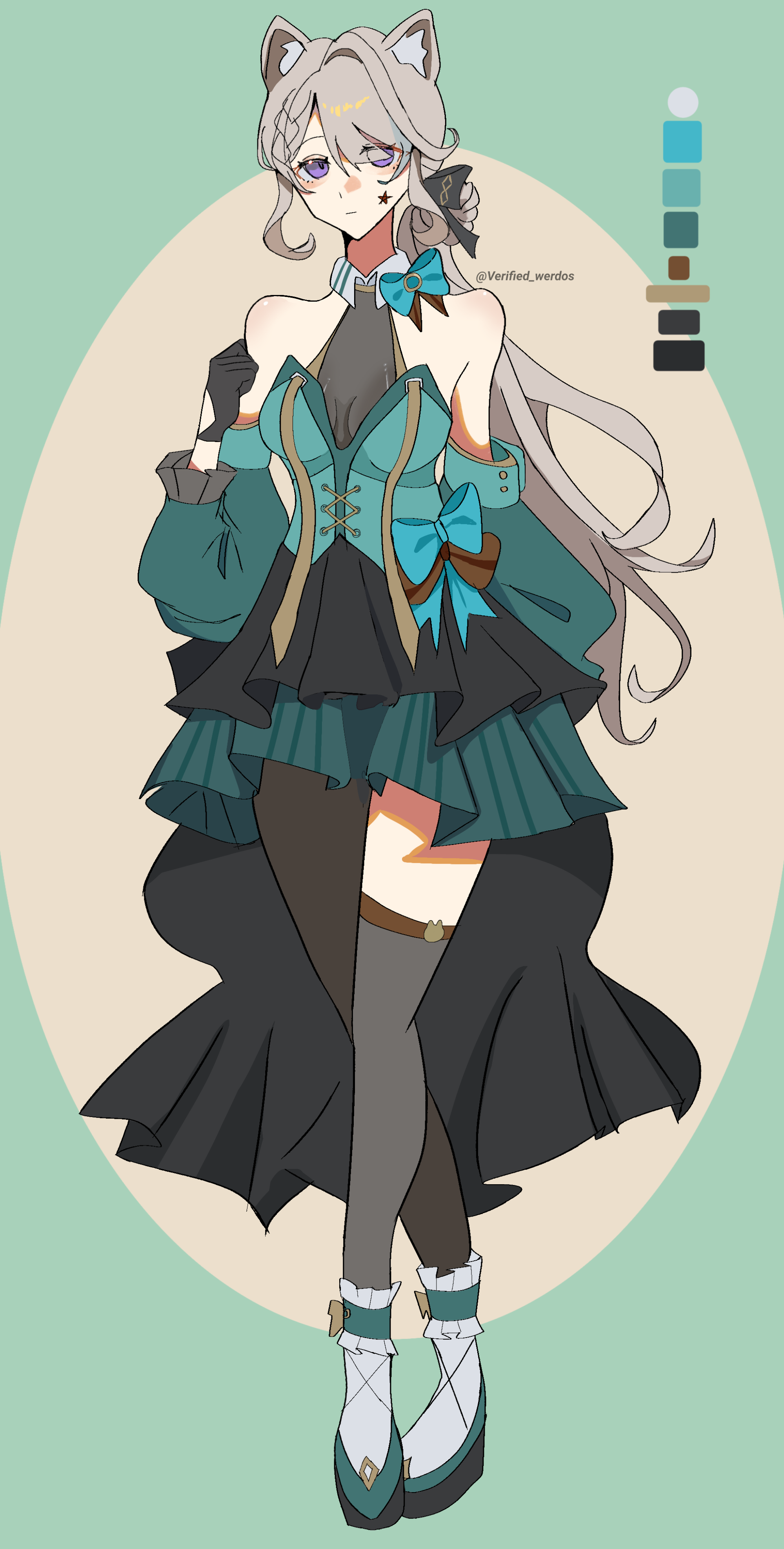 Fan art from @Verified_werdos Lynette's outfit Genshin Impact | HoYoLAB