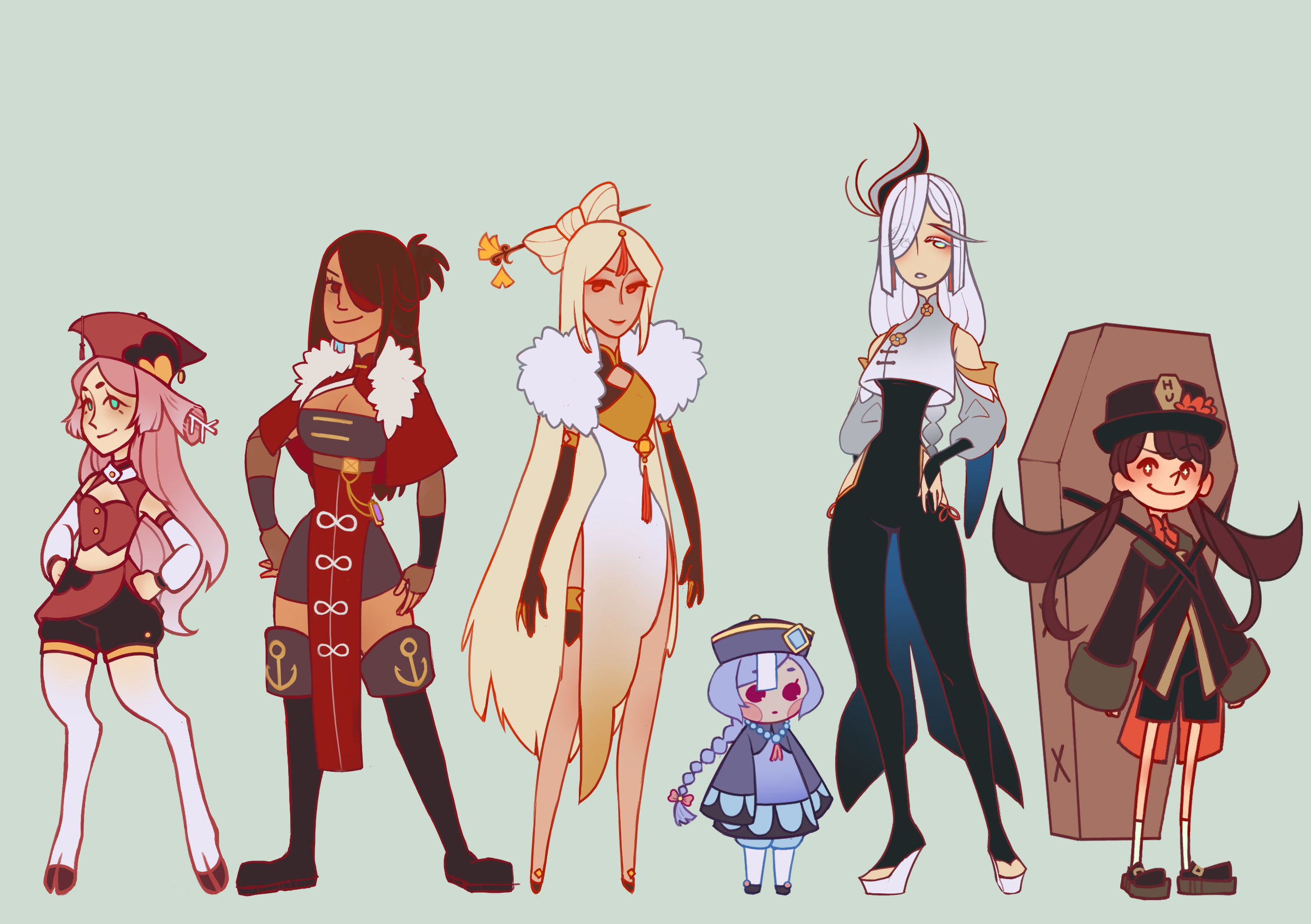 bunch of cute simplified designs (4 fun) Genshin Impact | HoYoLAB