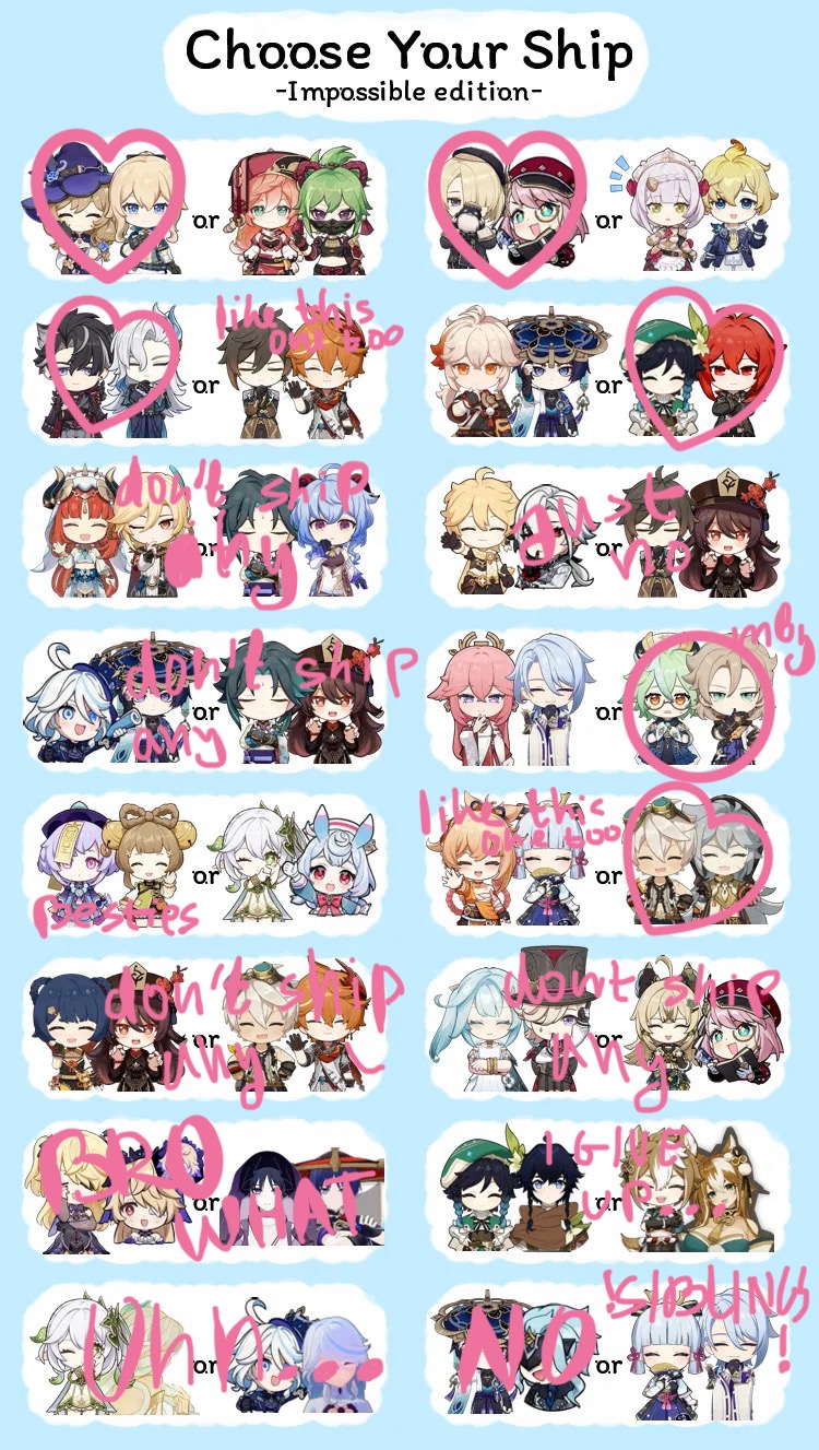 Ships…(WHATS WRONG WITH YOU PEOPLE?!) Genshin Impact | HoYoLAB