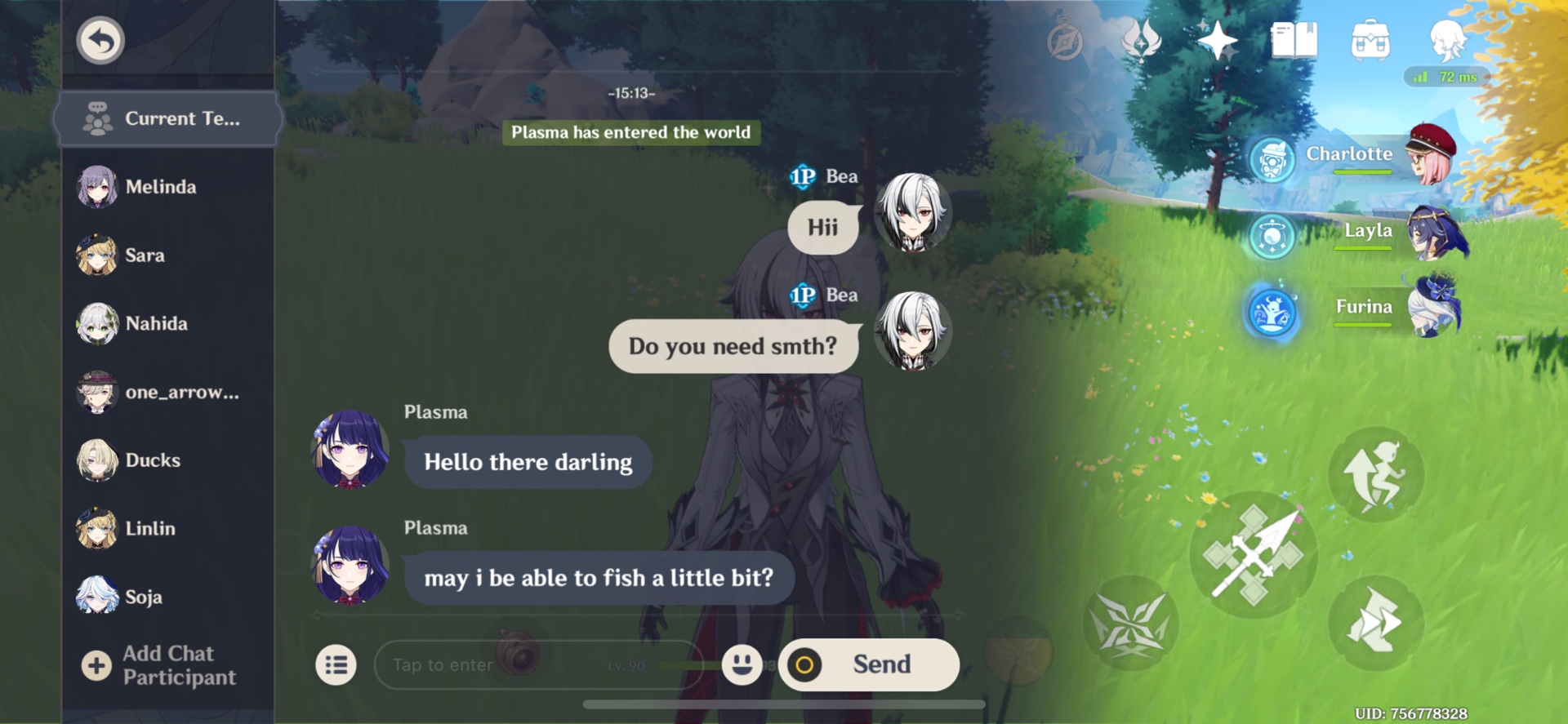 A chat I recently had on genshin Genshin Impact | HoYoLAB
