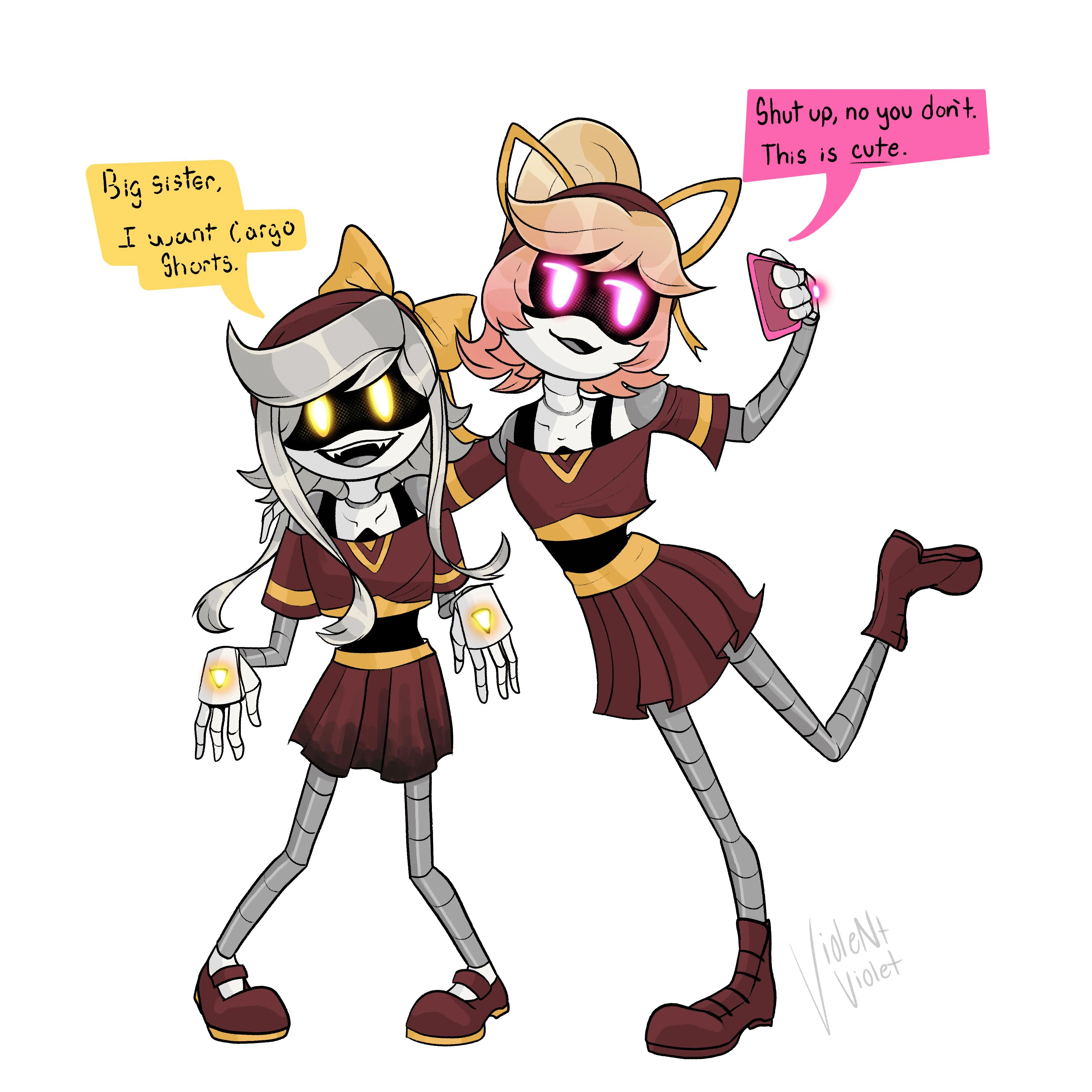 Cyn : I found a big sister big brother *giggle* | HoYoLAB