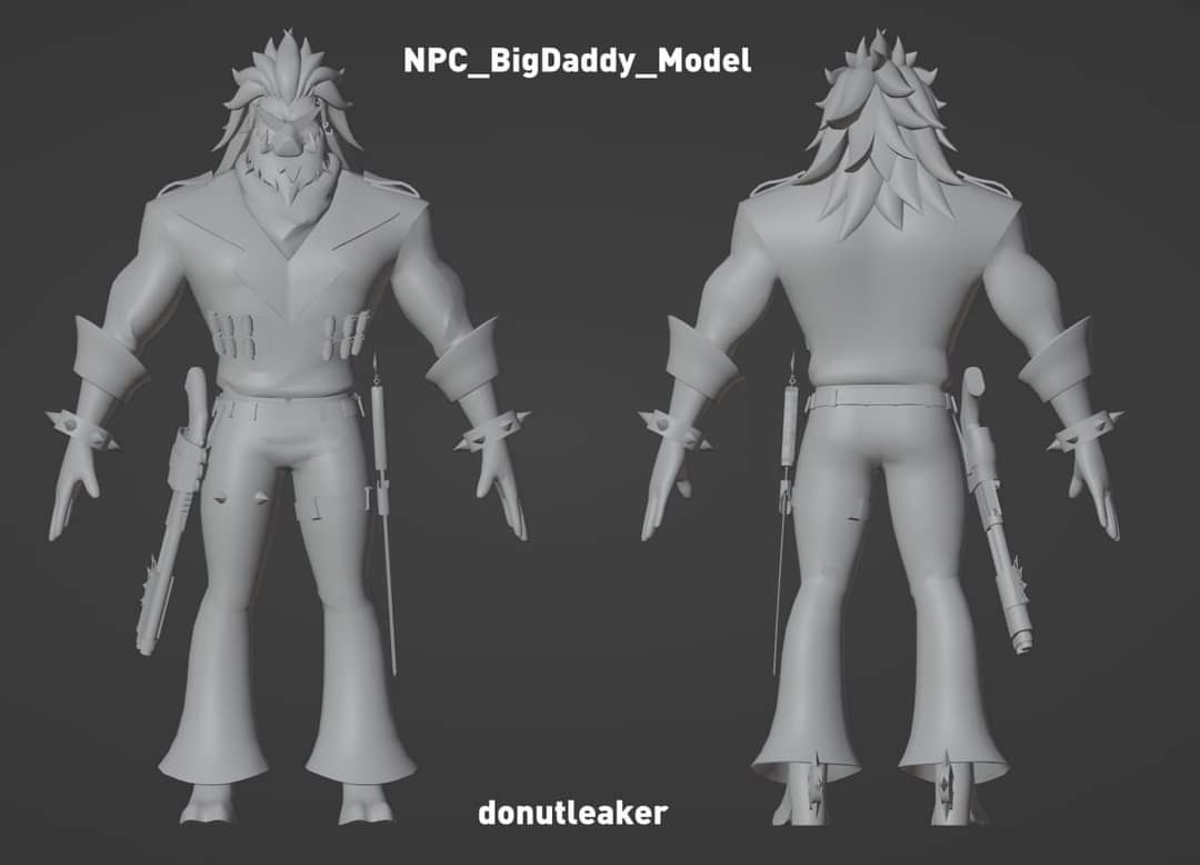 Modelo sin texturas de Big Daddy 🐖 Zenless Zone Zero | HoYoLAB