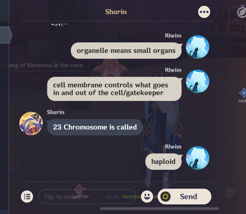 even in genshin we’re studying bio lol Genshin Impact | HoYoLAB