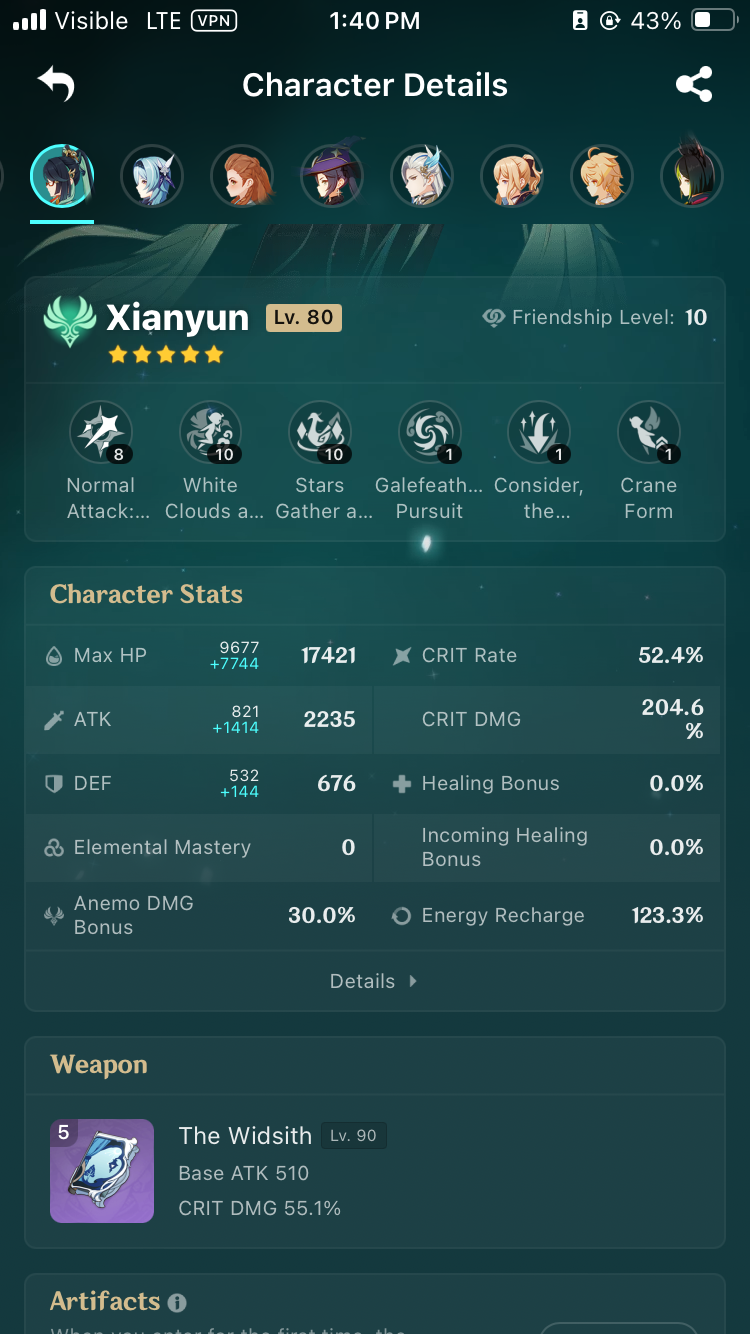Xianyun Build Genshin Impact | HoYoLAB
