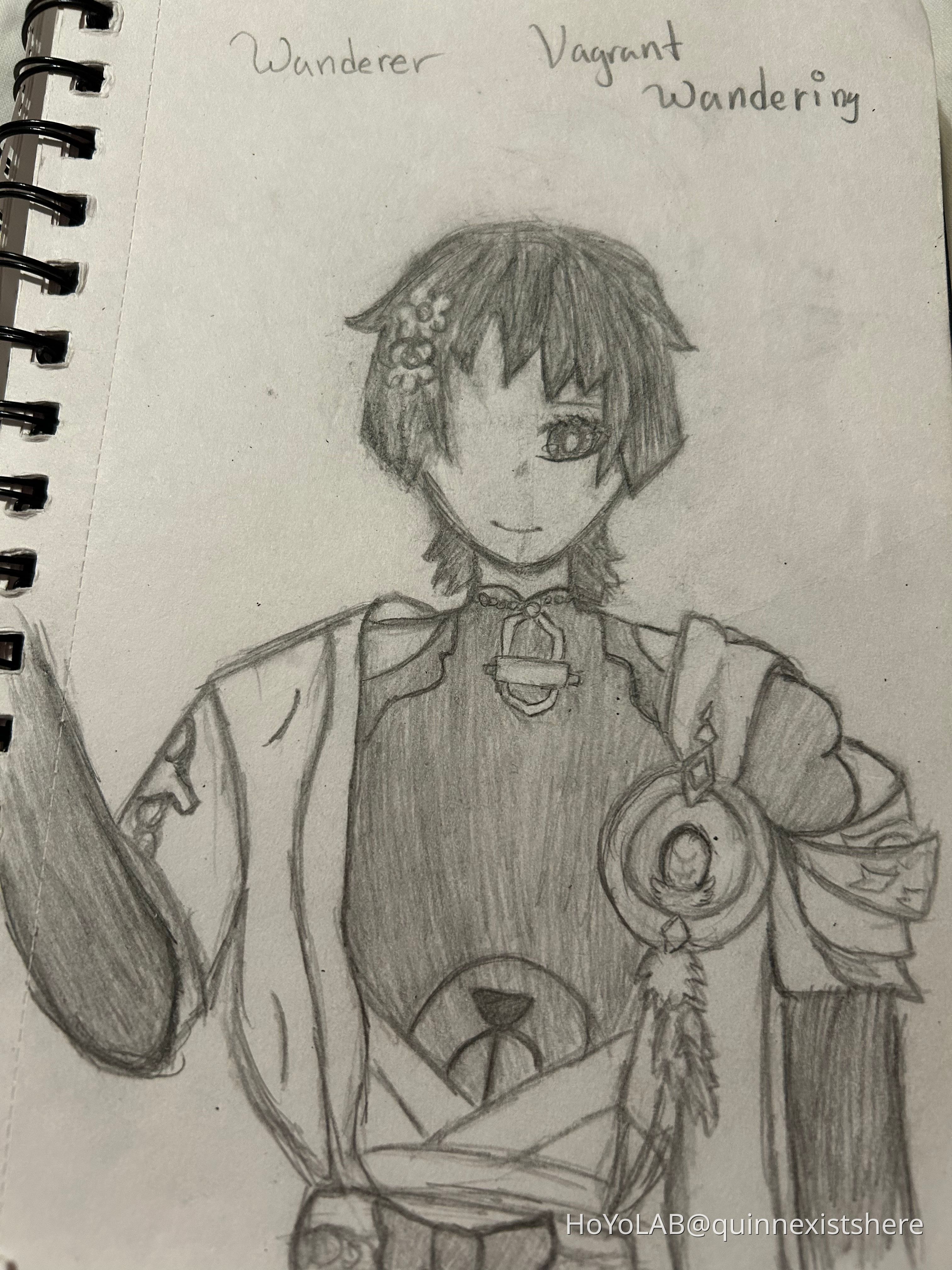 Wanderer art dump! Genshin Impact | HoYoLAB