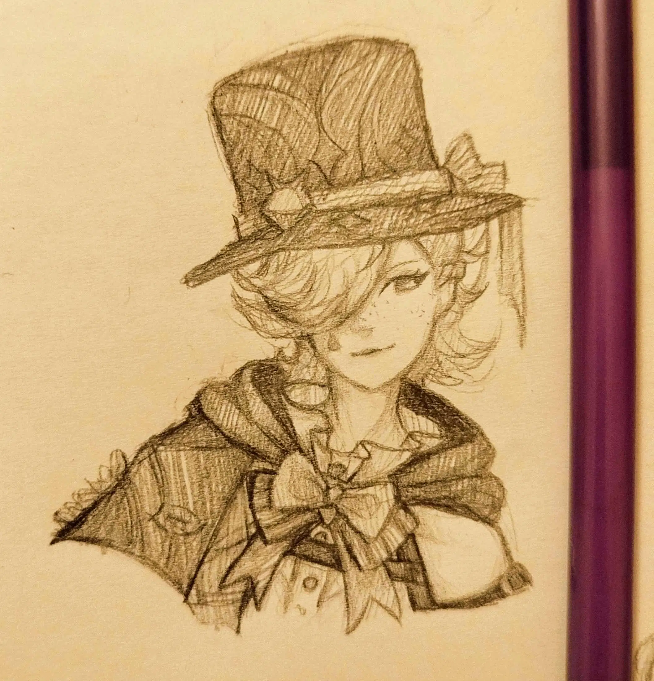 Lyney sketch Genshin Impact | HoYoLAB