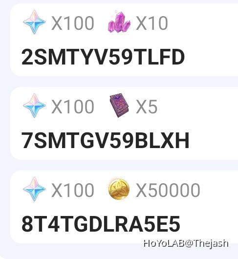 5.0 Livestream Codes. Genshin Impact | HoYoLAB