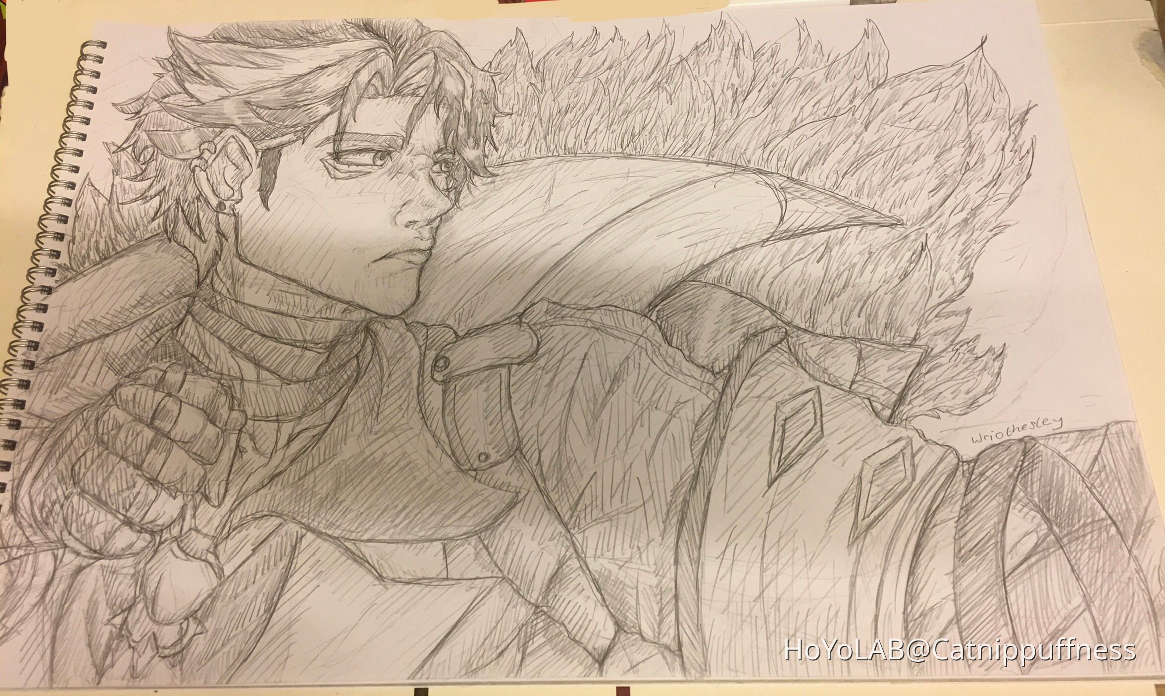 Wriothesley drawing trial Genshin Impact | HoYoLAB