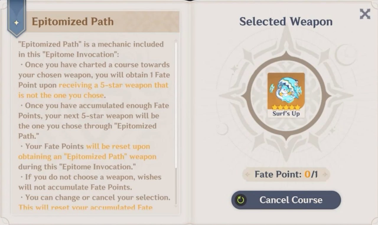 (5.0) LOS FATE POINTS DEL BANNER DE ARMAS SE REDUJERON A 1 Genshin ...